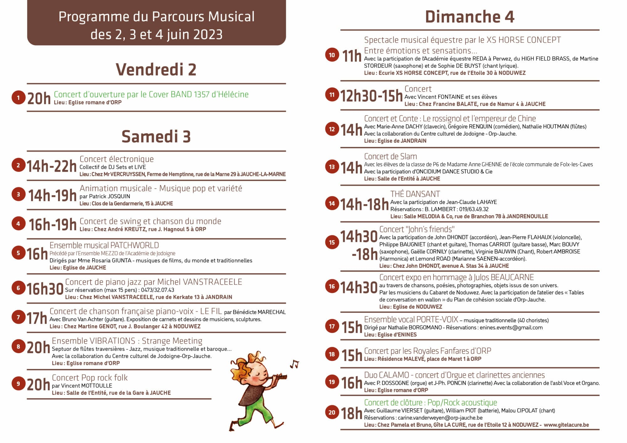 CC parcours musical Programme 2023 - Culture Jodoigne